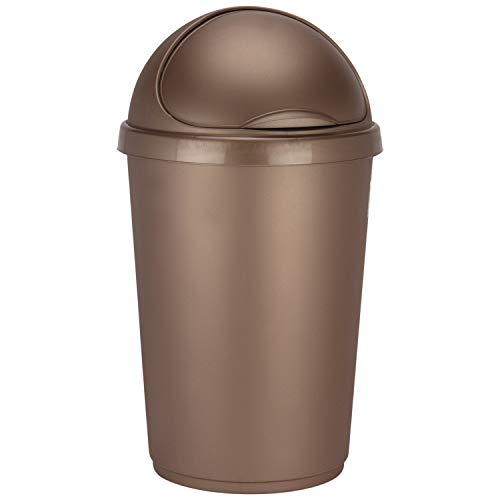 Kitchen Bin | Copper, Rose-Gold | 50 Litres | Plastic | Keto Plastics ...