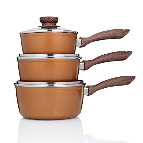 JML Copper Stone Pans: Saucepans (6 pcs) – Copper Living