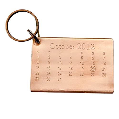 Copper Key Ring | Recycled Copper Pipe | Gift For Him Or For Her Weddi ...