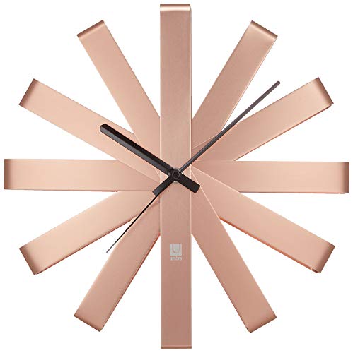 Umbra | Ribbon Wall Clock | Copper – Copper Living