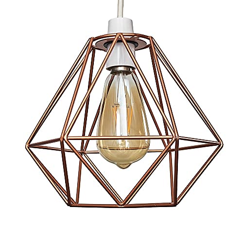 MiniSun | Diablo | Copper Wire Frame Non Electric Pendant Shade ...